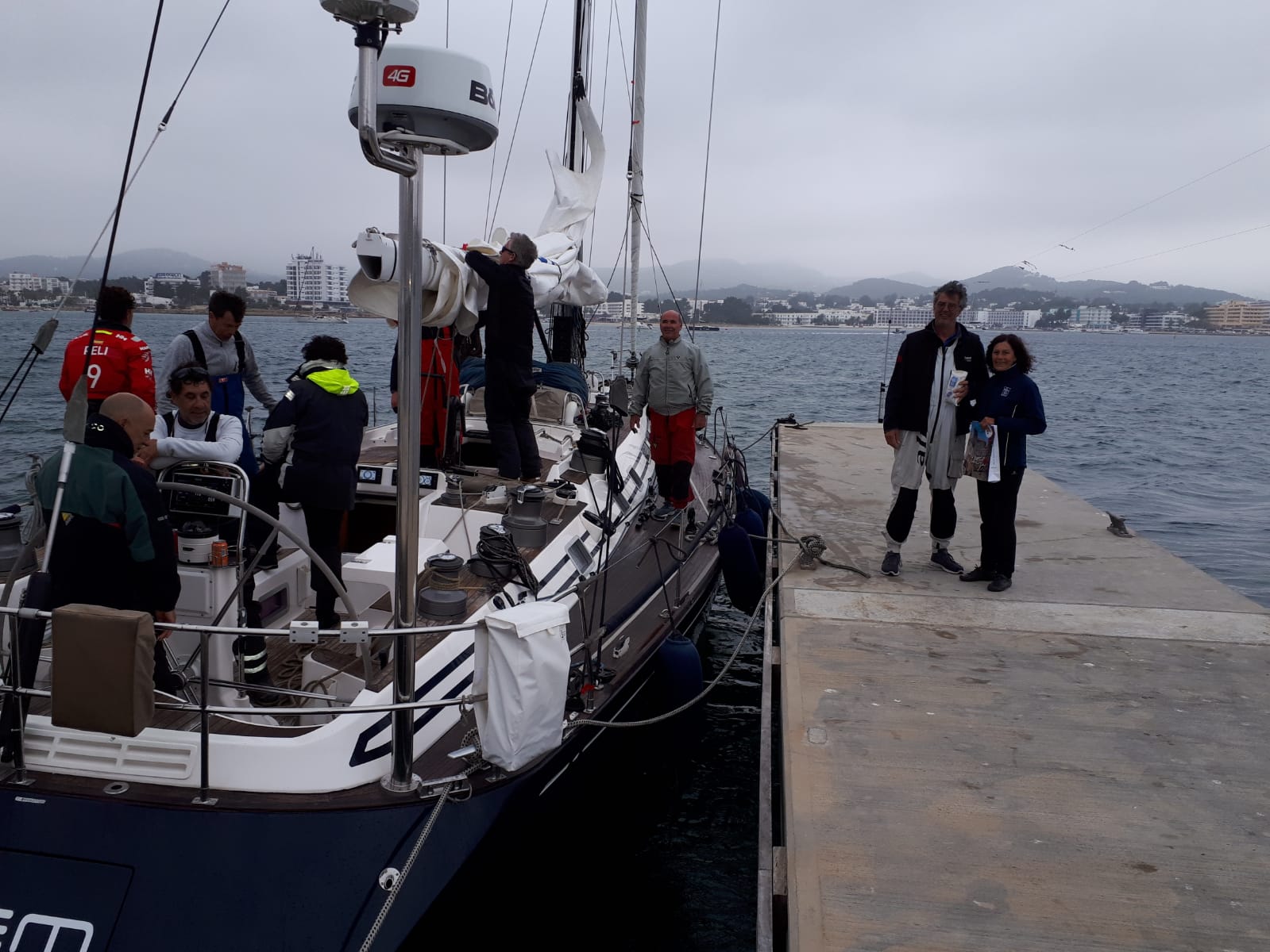 El velero alemán “Auliana 2″ de Christian Potthoff-Sewing, ganador en ...