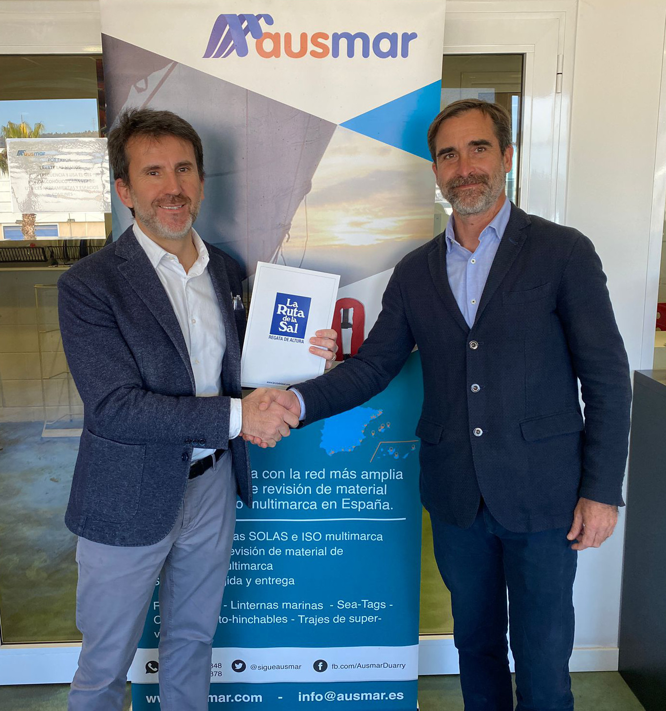 AUSMAR PARTNER DE SEGURIDAD MARÍTIMA | Regata La Ruta de la Sal